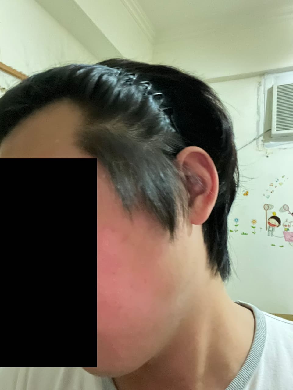 男生長髮 鬢角整理問題 美髮板 Dcard