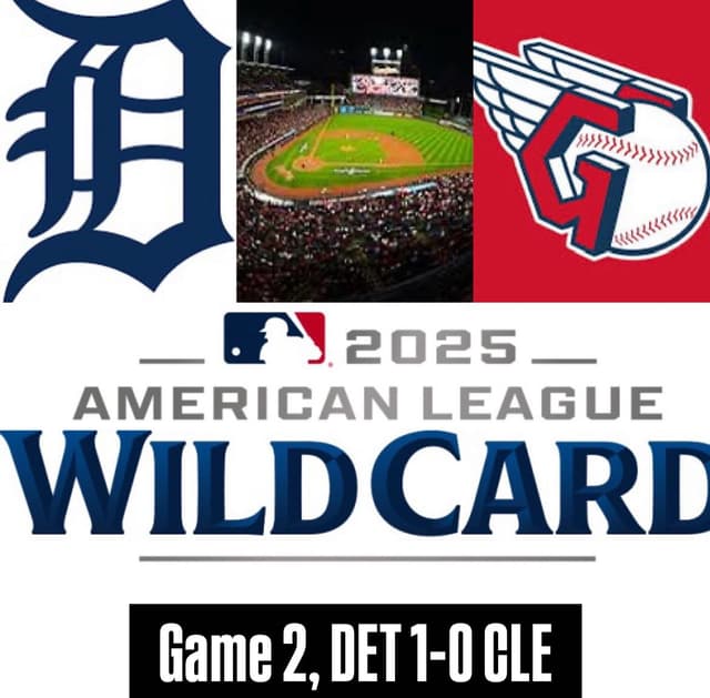 #賽事討論 2025/10/2 MLB 美聯外卡 G2 / 老虎（1）VS. 守護者（0）/ 賽事討論區（C.Mize VS. T.Bibee) - MLB板 | Dcard