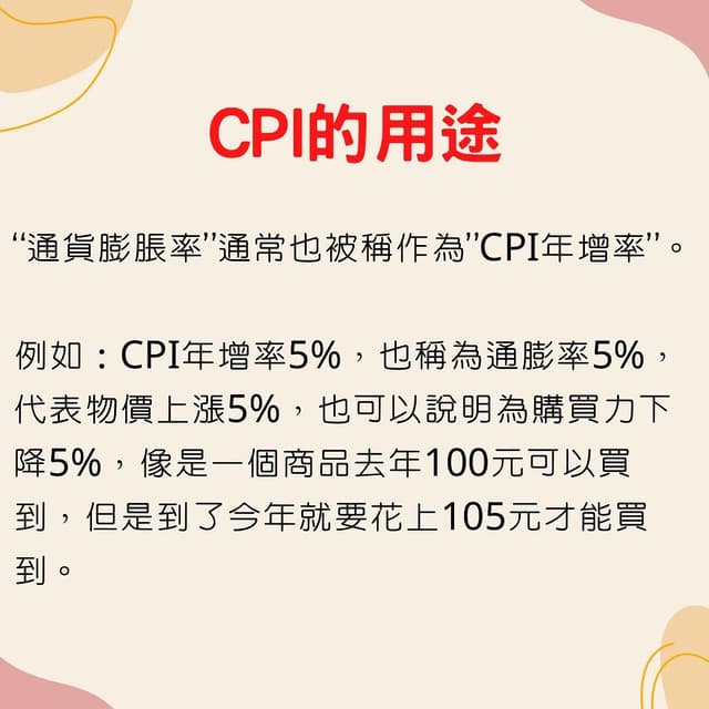 消費者物價指數CPI - 理財板 | Dcard