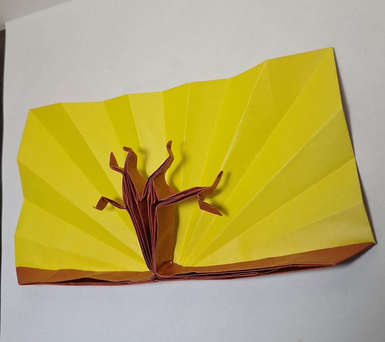 #分享 摺紙挑戰分享“日落的景色”原著：Kevin Huston - 手作板 | Dcard