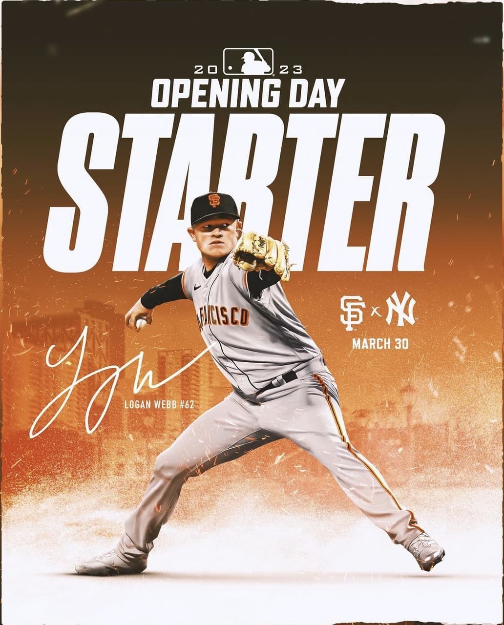 舊金山巨人開幕戰先發投手：Logan Webb（vs. 紐約洋基） - MLB板 | Dcard