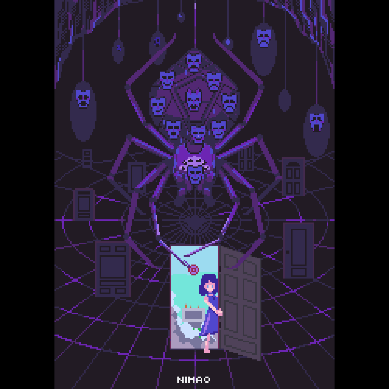 02.SPIDERS - 尼豪 Nihao (@nihao_pixelart) | Dcard