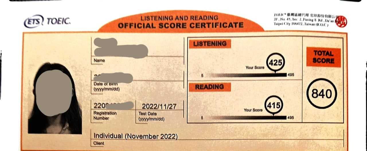 TOEIC多益 670→840準備方法小分享 - 考試板 | Dcard