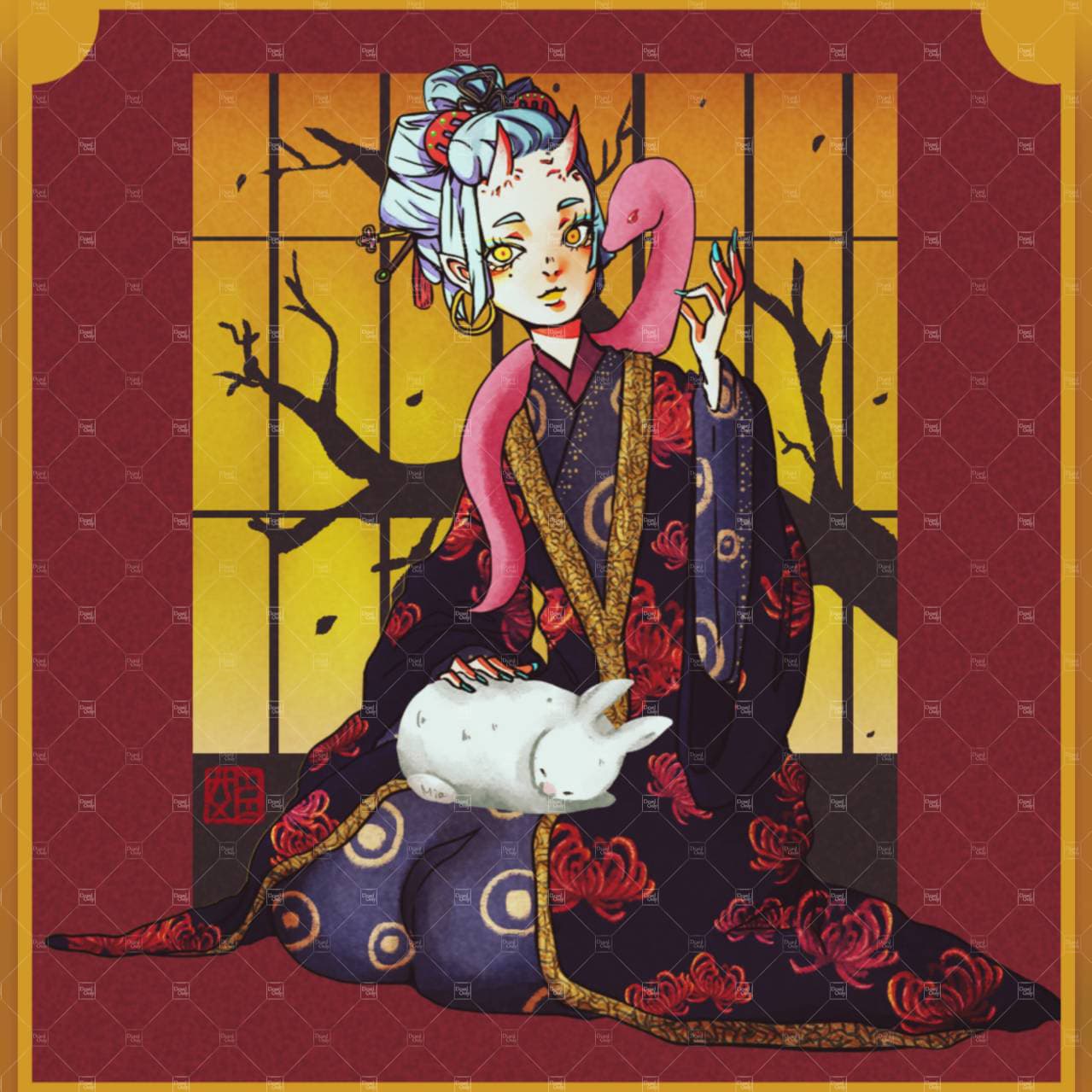 颱風天就是要來看繪圖接龍! - 知雨 (@known__rain) | Dcard