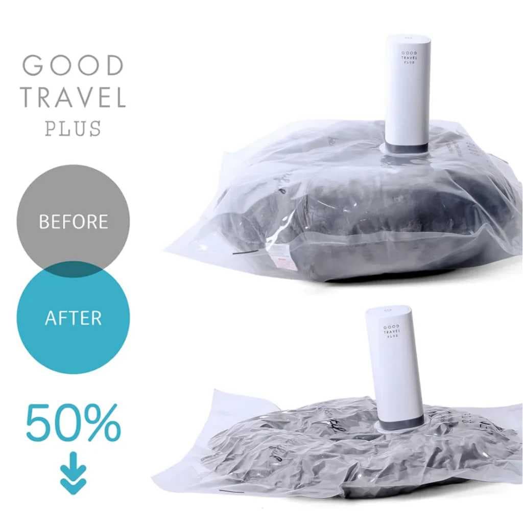 白色控的推薦日本 GOOD TRAVEL PLUS 旅行真空機組超方便🩷 - 蘋果紅萱加椰果 (@yuikatherine) | Dcard