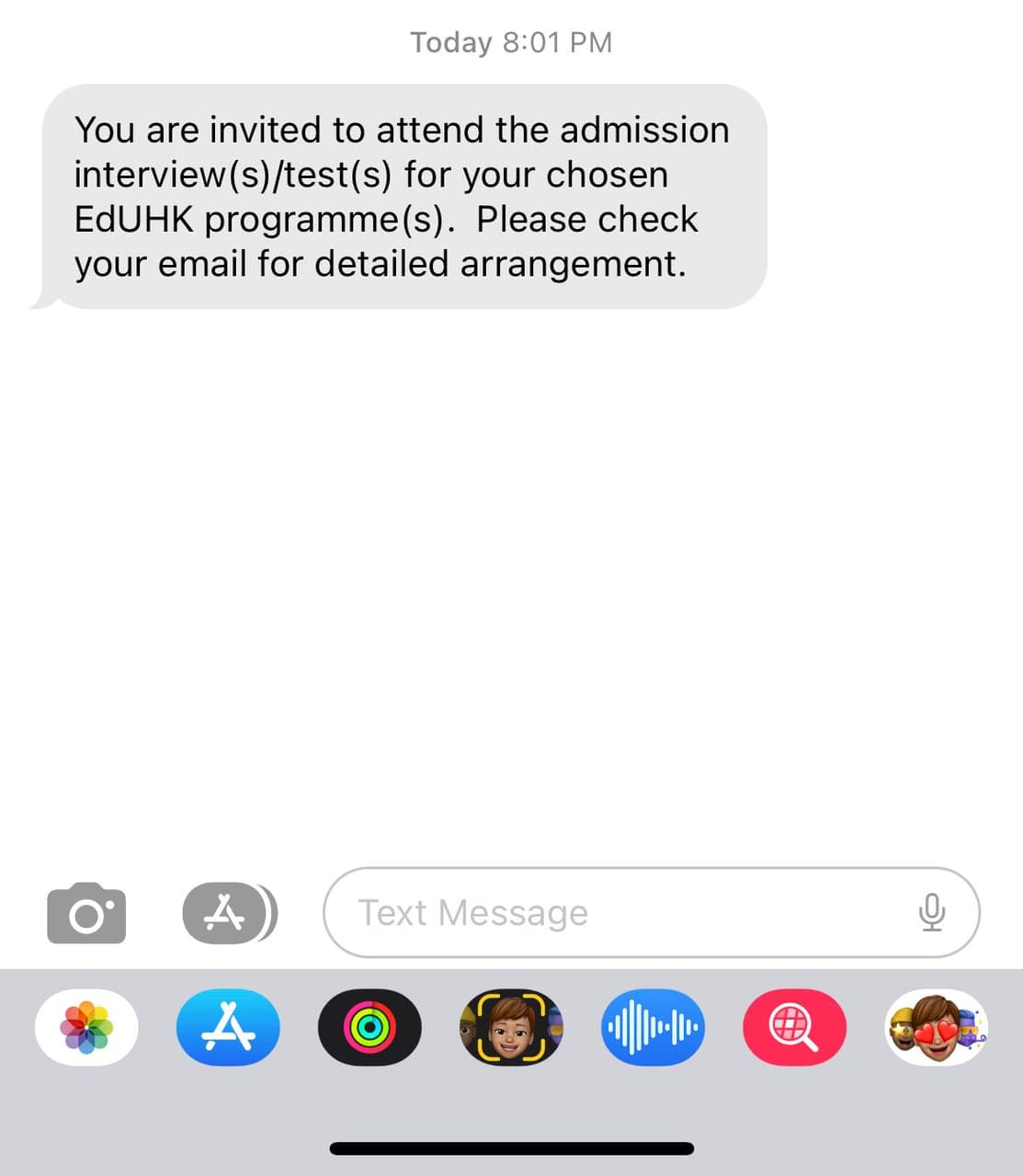 收到interview SMS但喺email冇通知🥲 - DSE 考生專區板 | Dcard