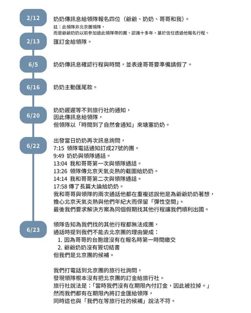 出國當天才發現 原來我們不在名單上 - B70 留言 | Dcard