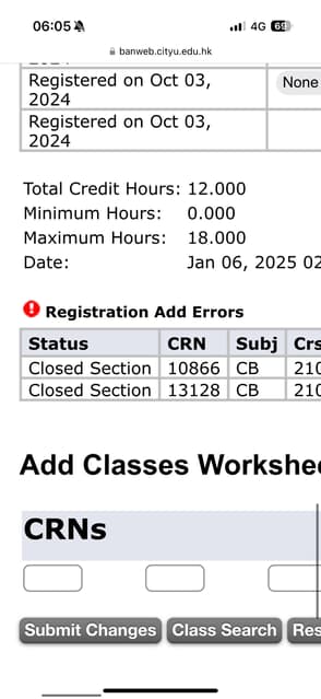 有冇人知點解reg唔到？ - 香港城市大學板 | Dcard
