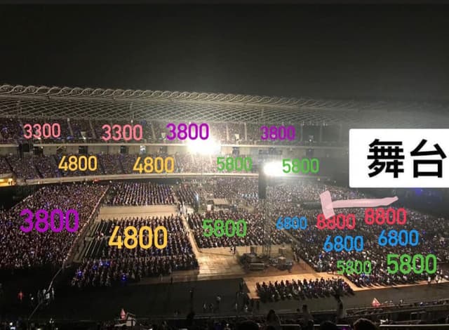 #消息 BP票價與位置圖 - B52-1 留言 | Dcard