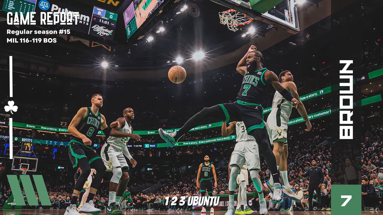 公鹿vs塞爾提克 戰報 - Ubuntu🍀 (@greatlion) | Dcard