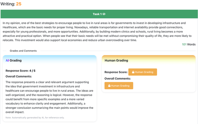 #托福 #經驗分享 #模考網站 實測 TestAdmit 的口說跟寫作 AI 批改（結論：超推🥰） - 語言板 | Dcard