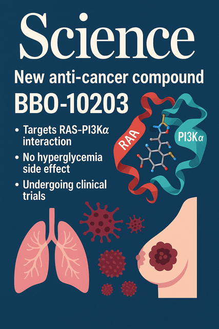 🎯【抗癌新星登場！登上《Science》的BBO-10203是什麼來頭？】 - 藥時事 Drugnews (@drugnews) | Dcard