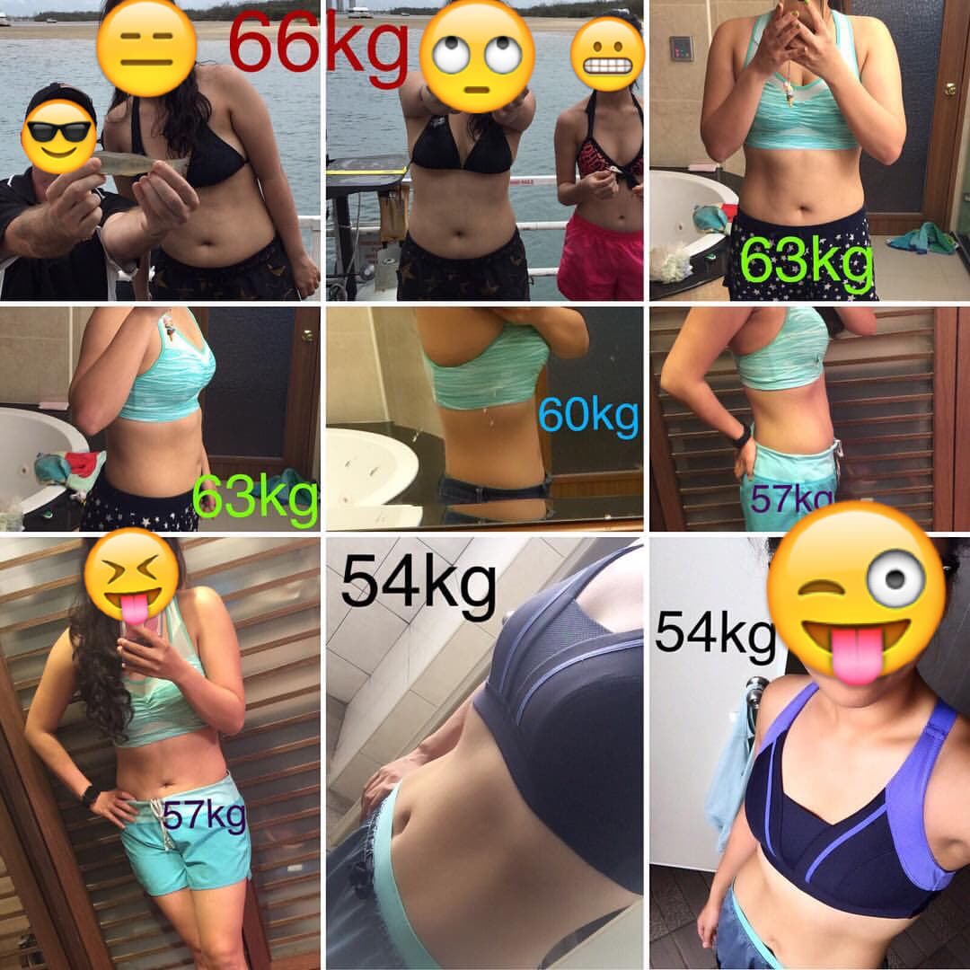 75kg～54kg肥妹到人類永不放棄妳也可以瘦下來！#減肥#重訓#圖 - 健身板 | Dcard