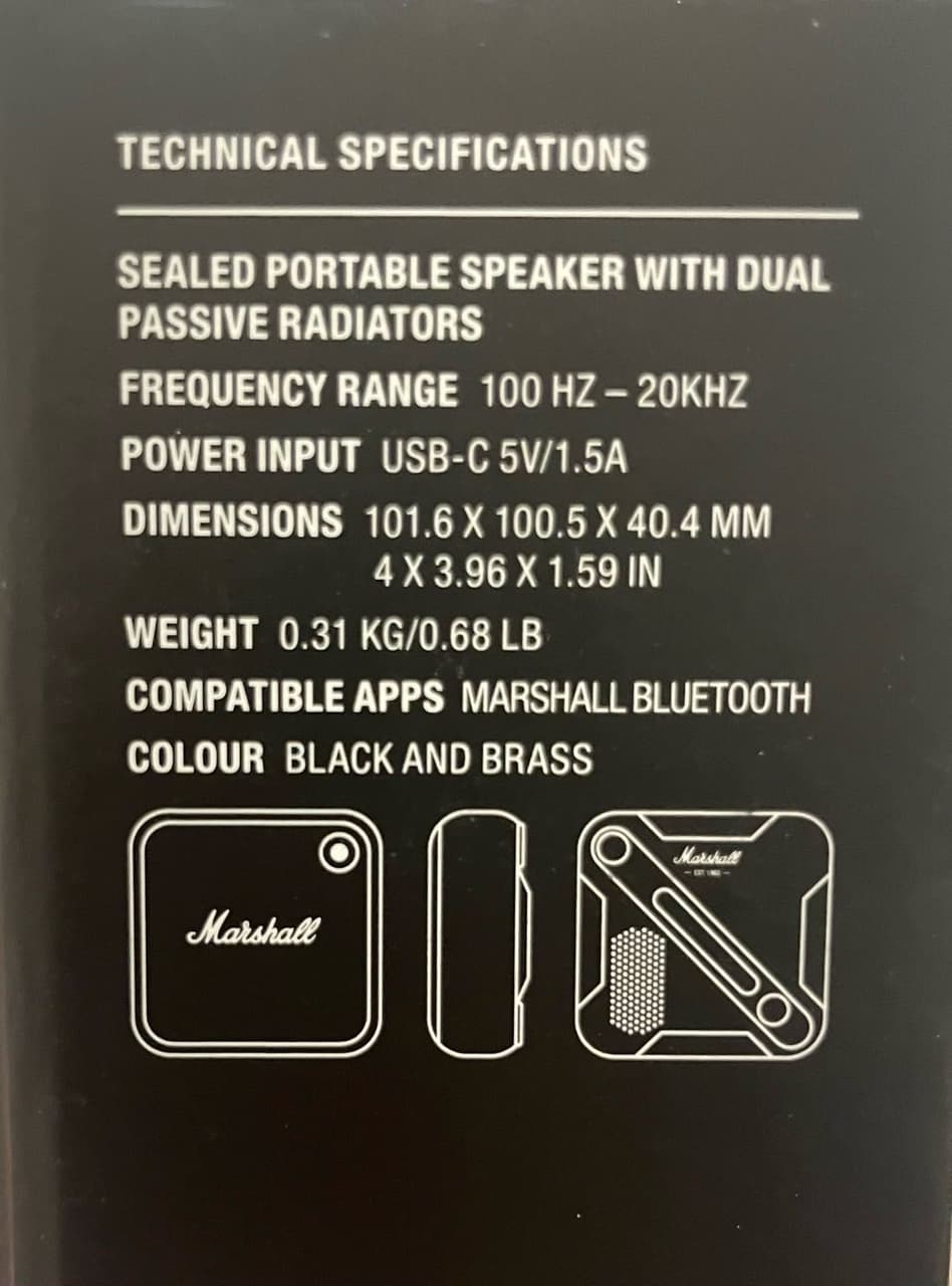 （已售出）📣我要賣Marshall 攜帶式藍牙喇叭 - 金門大學板 | Dcard