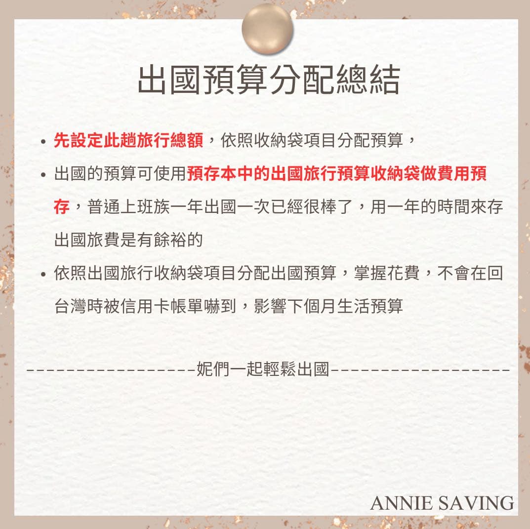 出國預算分配教學 - annie.saving (@hijklmno) | Dcard