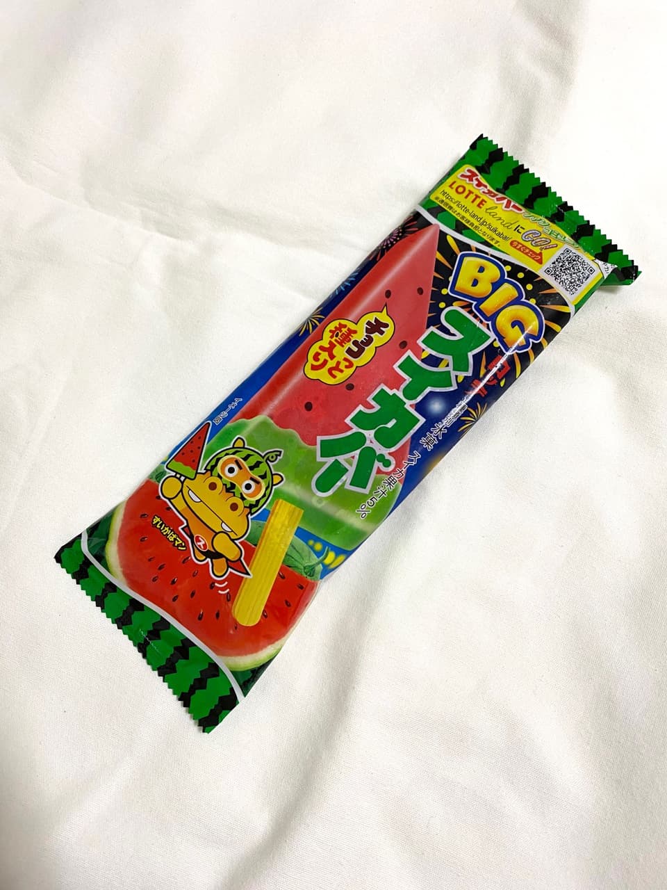 #711 #全聯 LOTTE Big 西瓜風味冰棒🍉ฅʕ•̫͡•ʔ #電力滿格密技 - 美食板 | Dcard