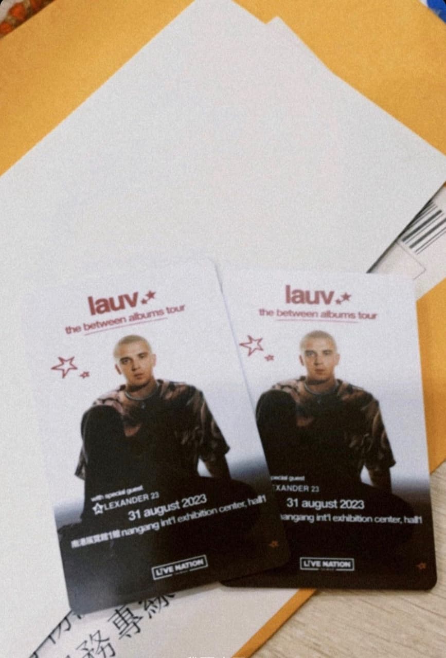 （已售）#原價讓票Lauv - 票券交流板 | Dcard