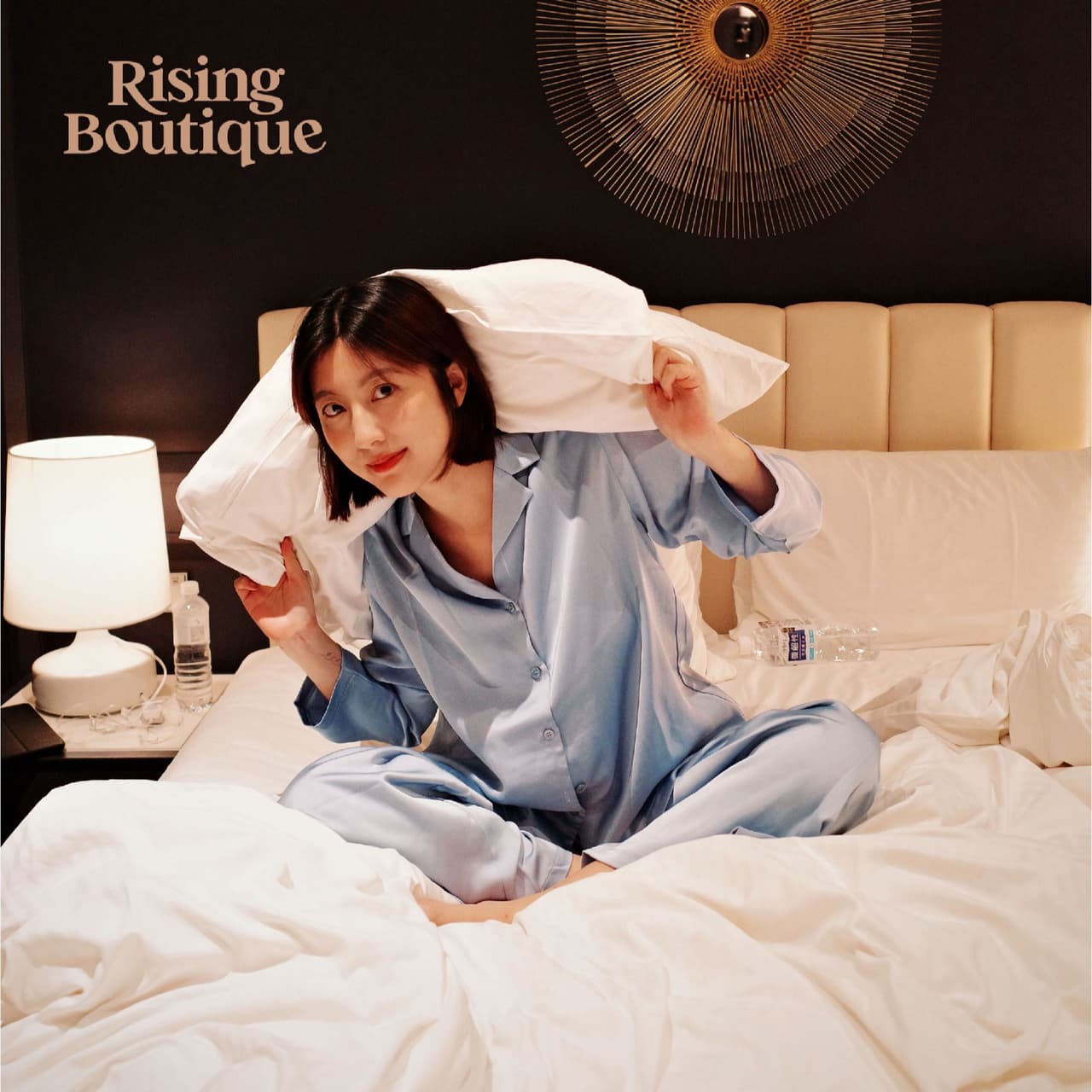 送客製化刺繡！！舒適和性感兼具的 Rising Boutique 法式睡衣🤍🩵 - 小明同學🌻 (@mying_1) | Dcard