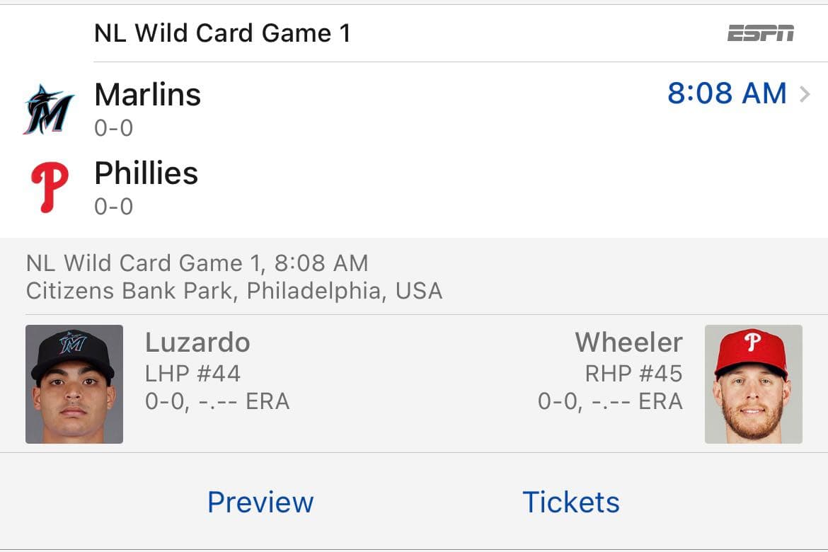 #討論 2023 MLB 國聯外卡戰 G1 邁阿密馬林魚 vs. 費城費城人 先發投手 - MLB板 | Dcard