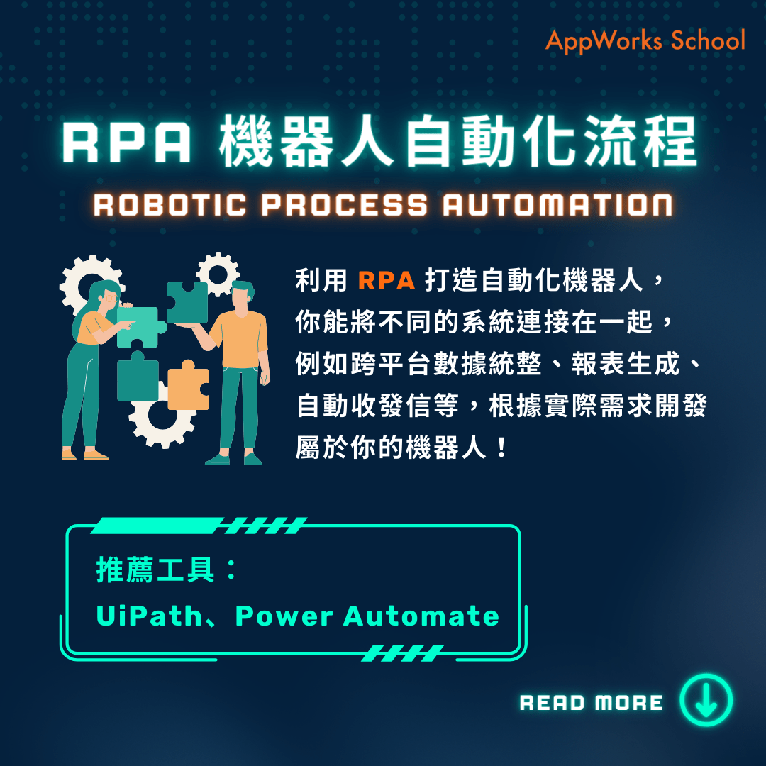 #資訊 #課程分享 免費領取 RPA 自動化工具懶人包 AppWorks School RPA Program 工作坊開跑啦！ - 工作板 ...