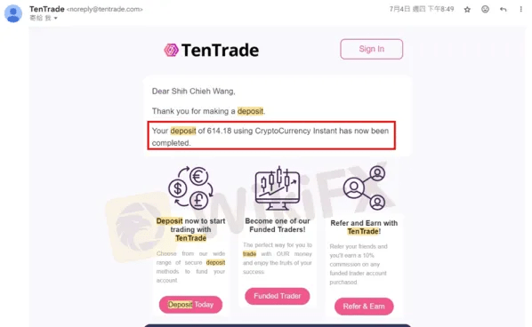 TenTrade遭爆無法出金！控用戶延遲套利扣除收益，無預警封鎖帳戶侵吞資金 - 反詐達人黃老師 (@danial666) | Dcard