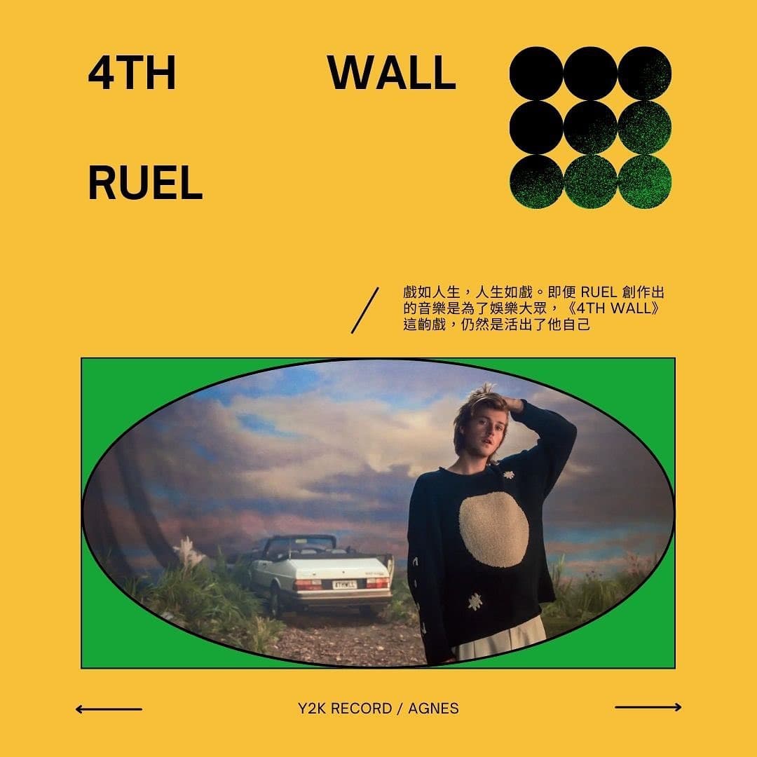 #分享 Ruel 首張個人專輯《4TH WALL》— 以自身成長之痛刻劃出的一齣戲 - 西洋音樂板 | Dcard