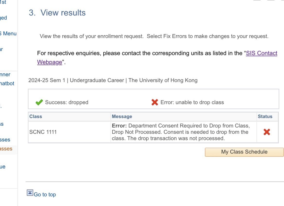 Drop class consent點申請 - 香港大學板 | Dcard