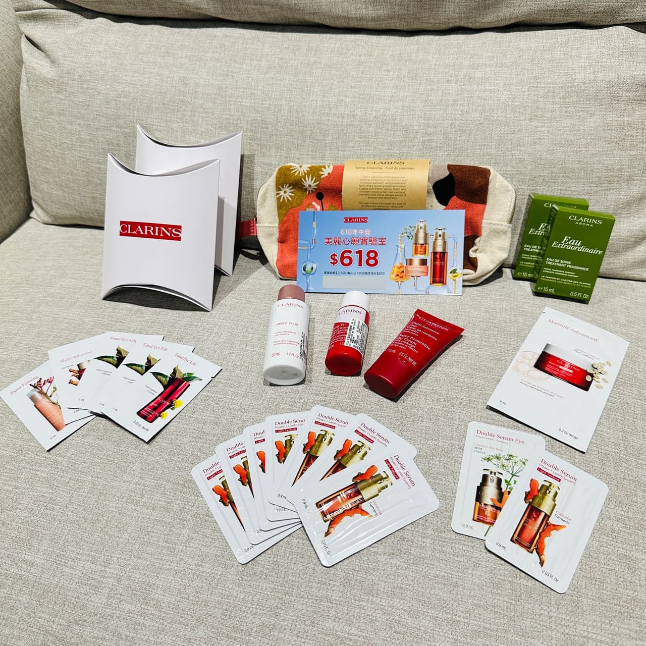#克蘭詩 618大禮包開箱🎁 #我來開箱 - 購物狂｜𝑭𝒍𝒐𝒓𝒂 💋 (@flora813) | Dcard