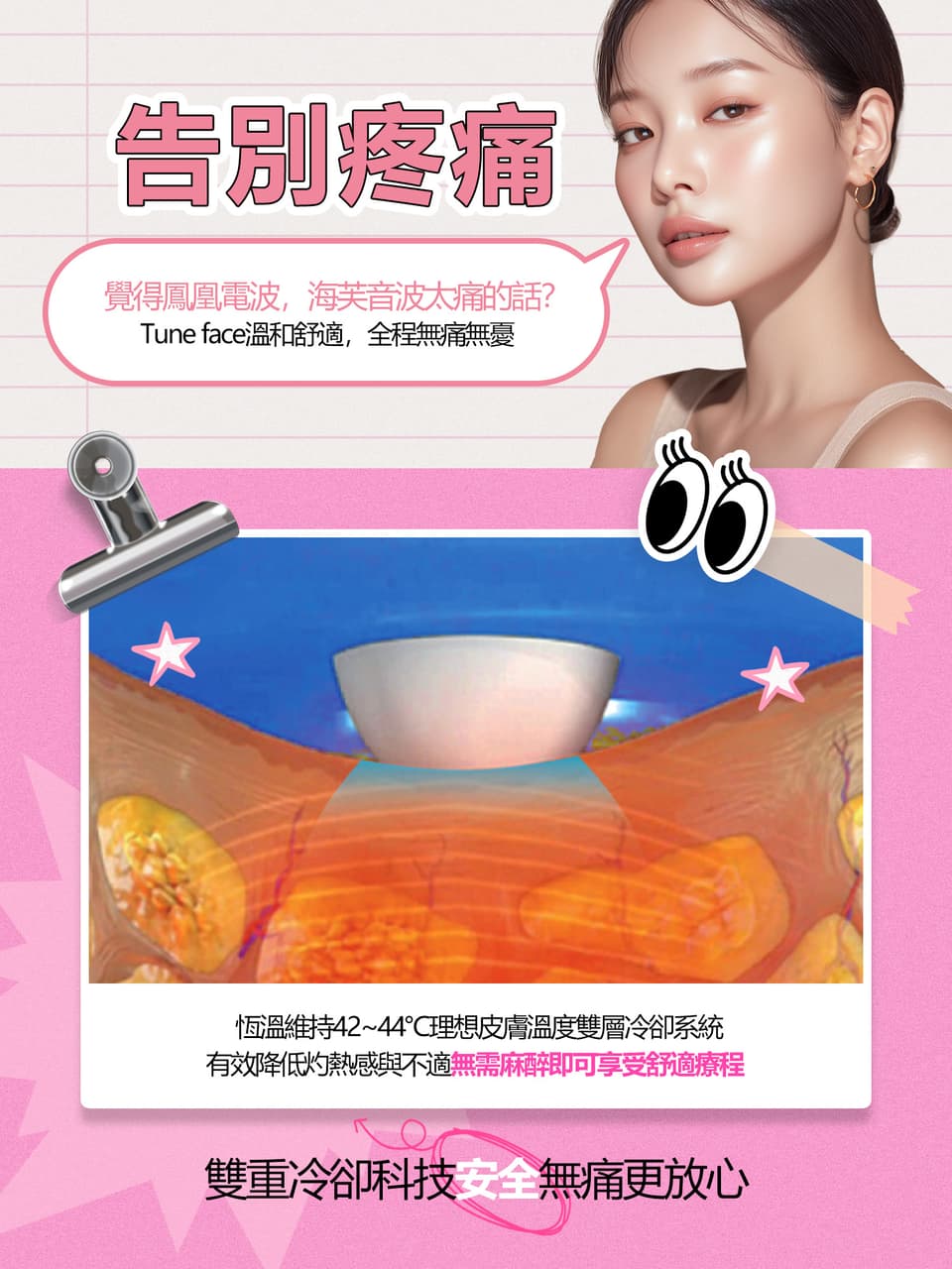 怕痛也能做的拉提？Tune Face 有什麼不一樣？ - jfeelclinic桔藝菲皮膚科 (@jfeelclinic_tw) | Dcard