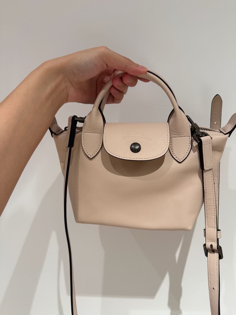#開箱 Longchamp LE PLIAGE XTRA 手提包 XS (Nude) - 精品板 | Dcard