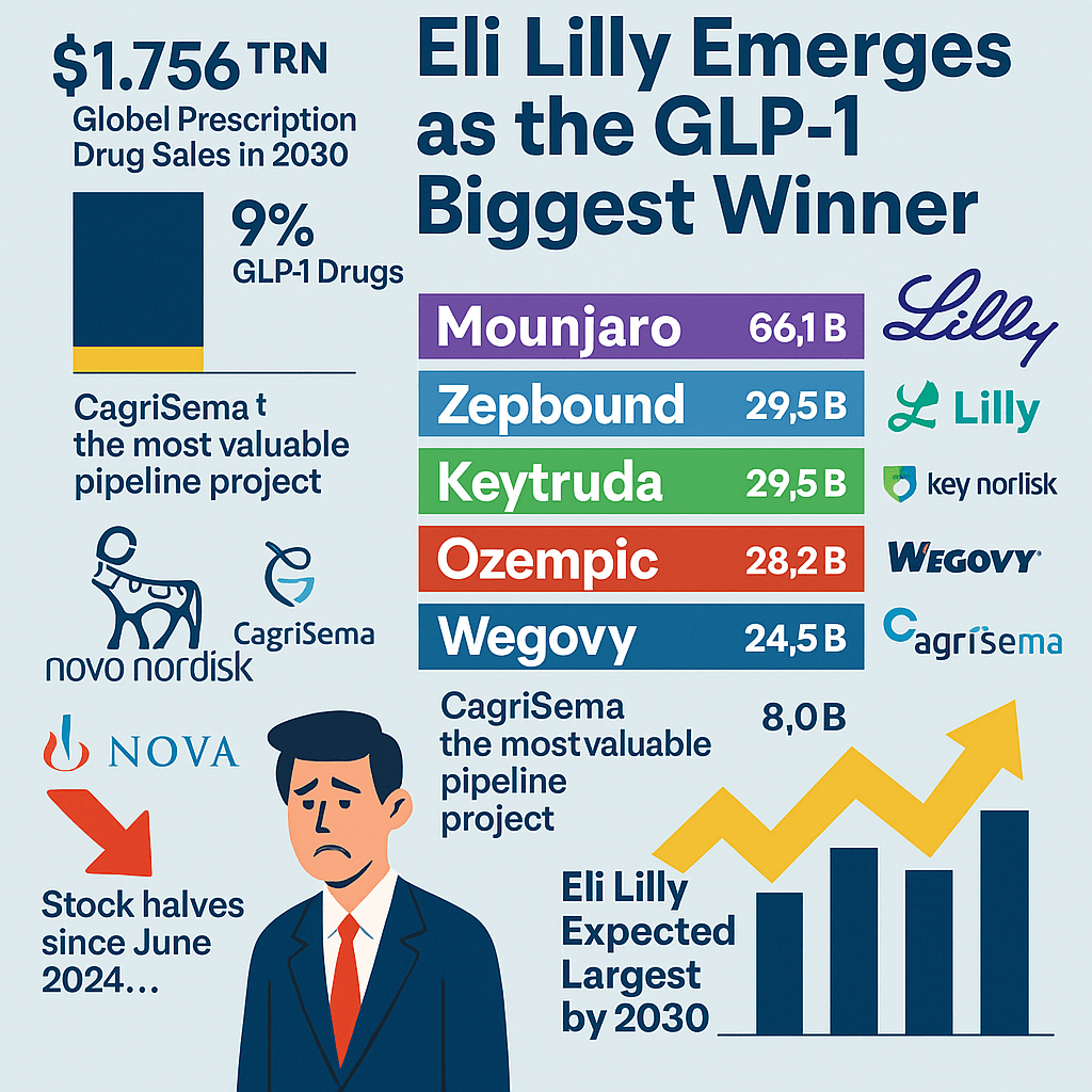 🎯【禮來奪下GLP-1寶座！EvaluatePharma揭示2030全球藥王新局】💊💥 - 藥時事 Drugnews (@drugnews ...