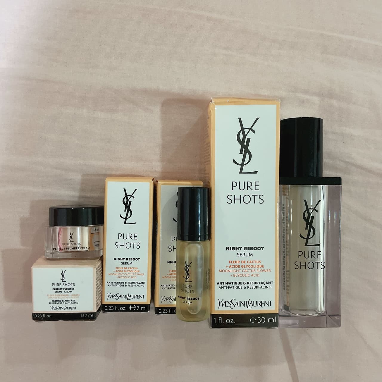 #我要賣 YSL香水、仙人掌精華30ml 送2個7ml仙人掌精華小樣 7ml舒芙蕾乳霜 - 二手交易板 | Dcard