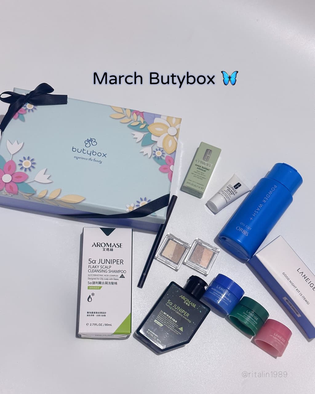 🦋三月 Butybox 美妝體驗盒🦋 - Rita (@ritabeauty) | Dcard