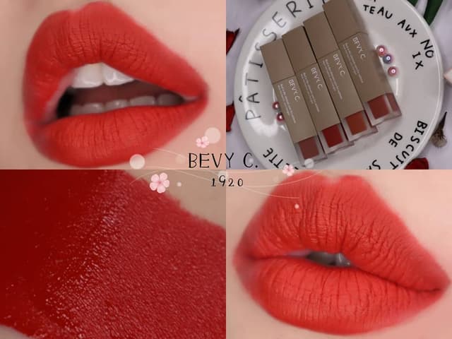 BEVY C. 超顯白霧面唇釉試色 - 美妝板 | Dcard