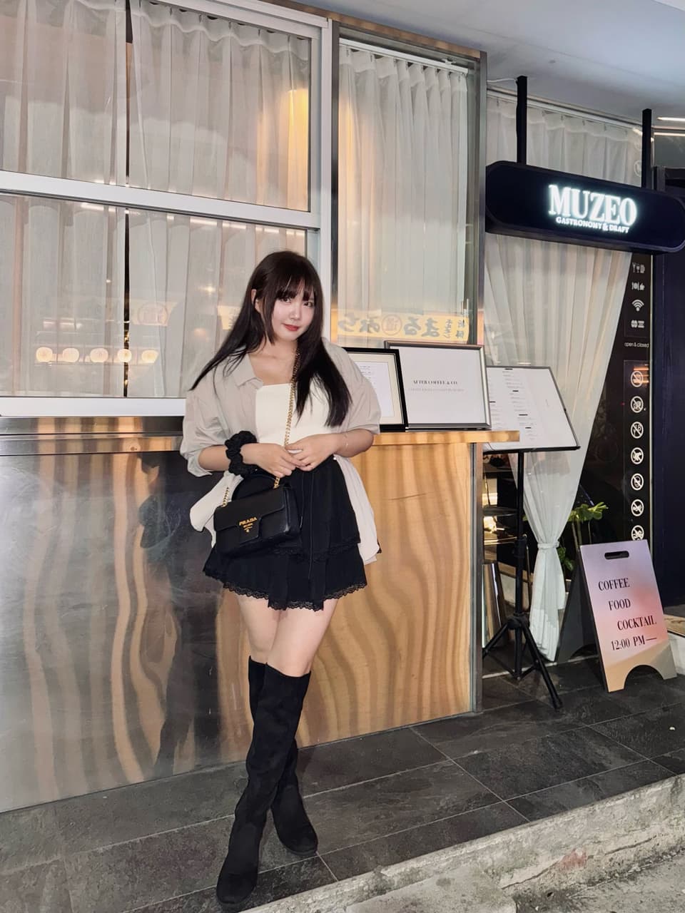 #分享 160cm微肉𝟓套秋季黑白灰穿搭🍂🪐 #冬日穿搭調色盤 - 穿搭板 | Dcard