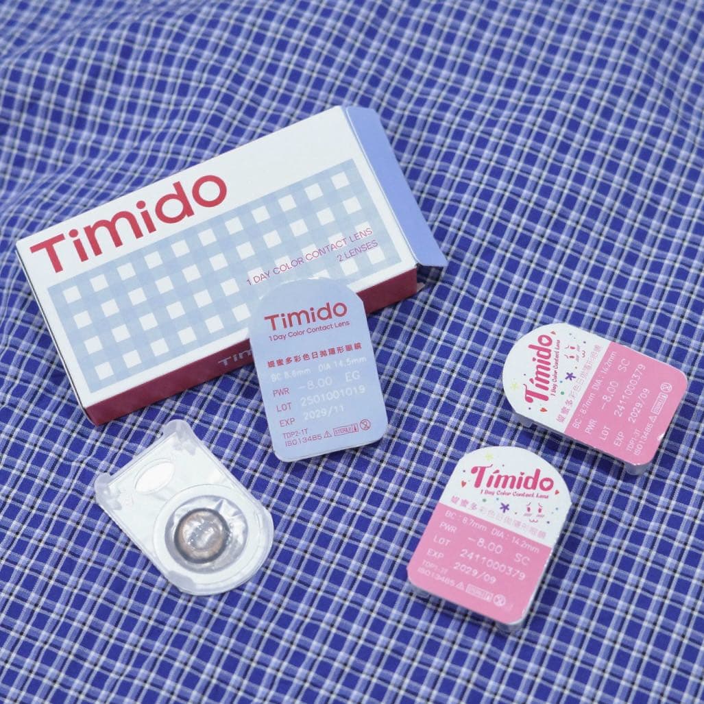 #開箱 Timido媞蜜多出新色啦~深色鎖邊自然放大款『伯爵妞』💝 - 美妝板 | Dcard