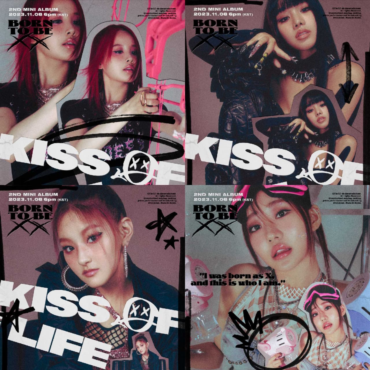 #集中討論 KISS OF LIFE "𝐁𝐀𝐃 𝐍𝐄𝐖𝐒" 迷你二輯"Born to be XX" 回歸 - 追星板 | Dcard