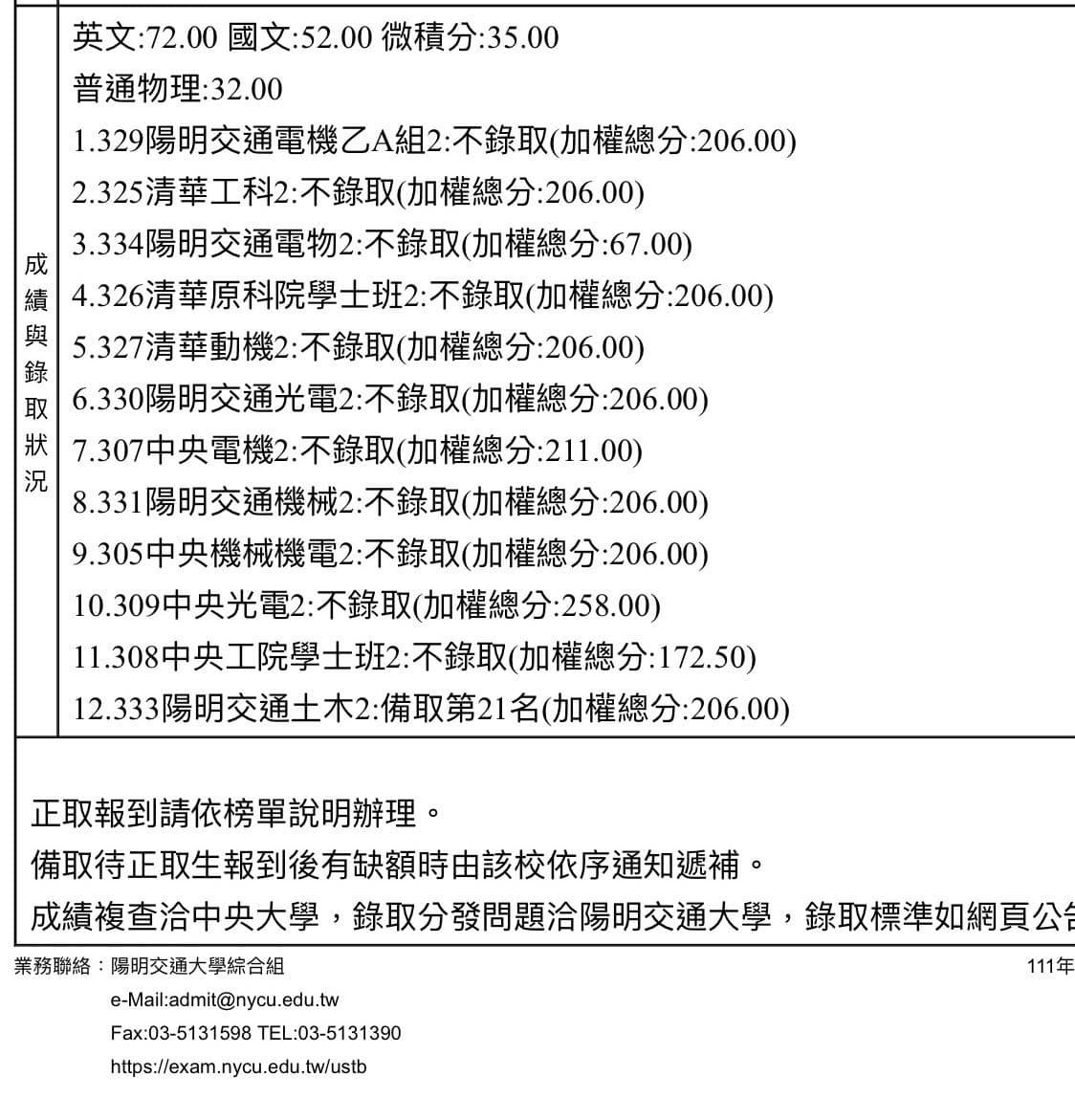 112台聯大a3轉考 分數分享 考試板 Dcard