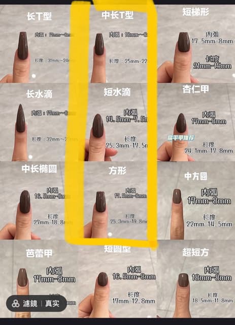 問題 長手指人的甲型選擇 美甲板 Dcard
