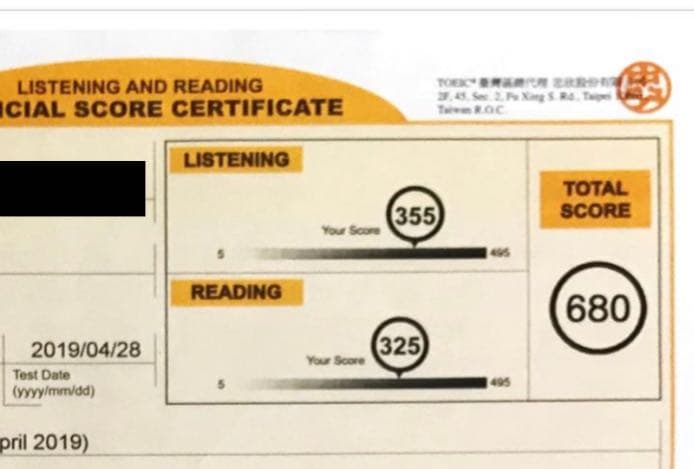 #多益 2019年 680 ️ 895 多益經驗分享 - B2-1 留言 | Dcard