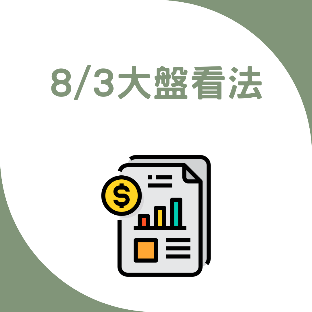 8/3大盤盤後看法 - 股海一滴水 (@esbi_21_) | Dcard