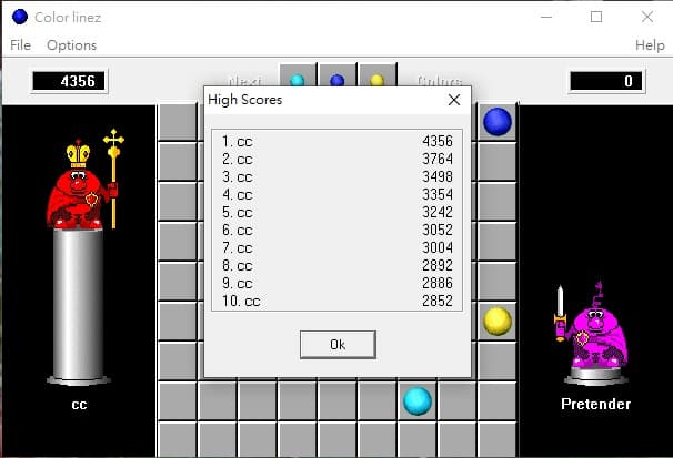 有人玩過 Winlinez / Color linez 嗎？ - 閒聊板 | Dcard