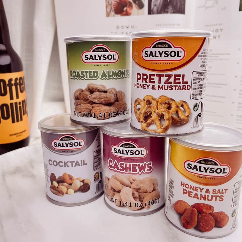 西班牙Salysol｜薩里迷你罐頭-堅果點心/軟糖點心系列 - 美食板 | Dcard