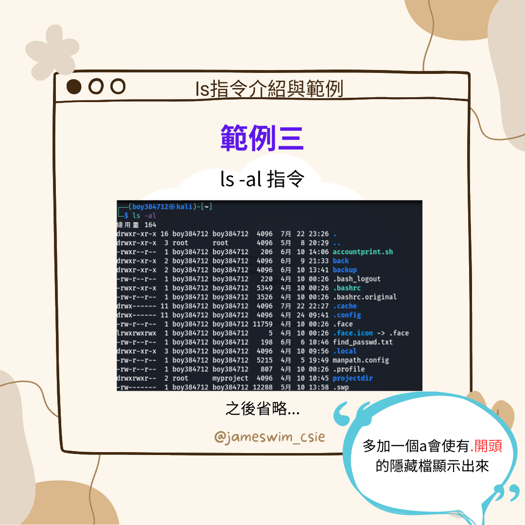【Linux】ls指令 - 無名小卒 (@jameswim) | Dcard