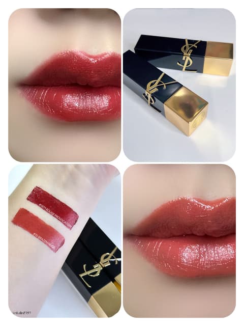 #試色 ♡YSL Beauty♡𝟐𝟎𝟐𝟑 #奢華緞面釉惑唇膏 - 美妝板 | Dcard