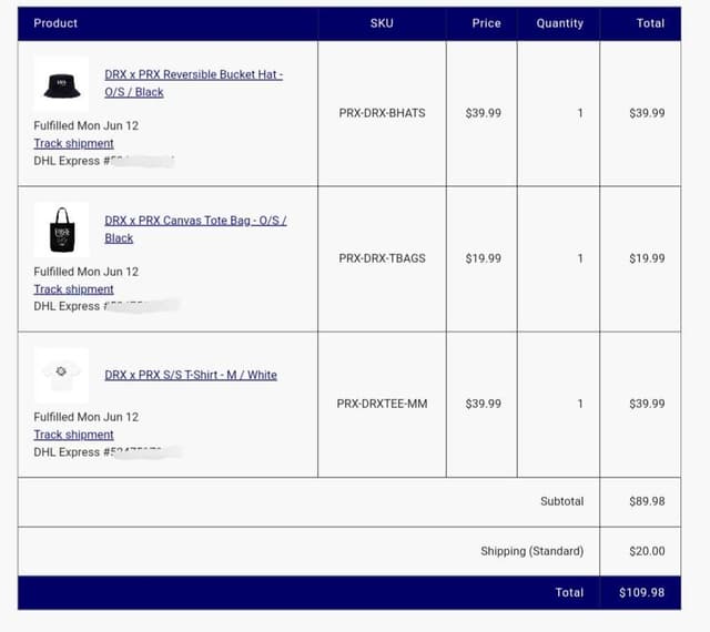 RX粉必備！DRX x PRX 聯名開箱 - 水草乾 (@y31n9ch1) | Dcard