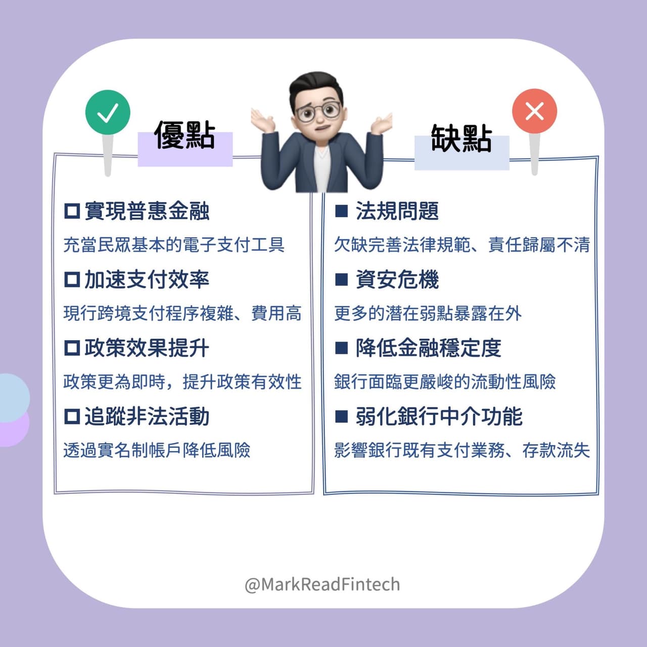 💰 CBDC知多少 - 馬克解讀金融科技 (@markreadfintech) | Dcard