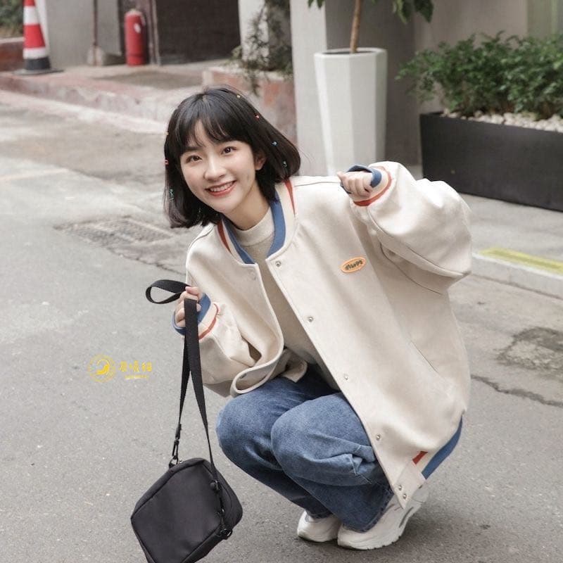 預購 加絨加厚棒球外套 - zola (@mjlyrl910) | Dcard