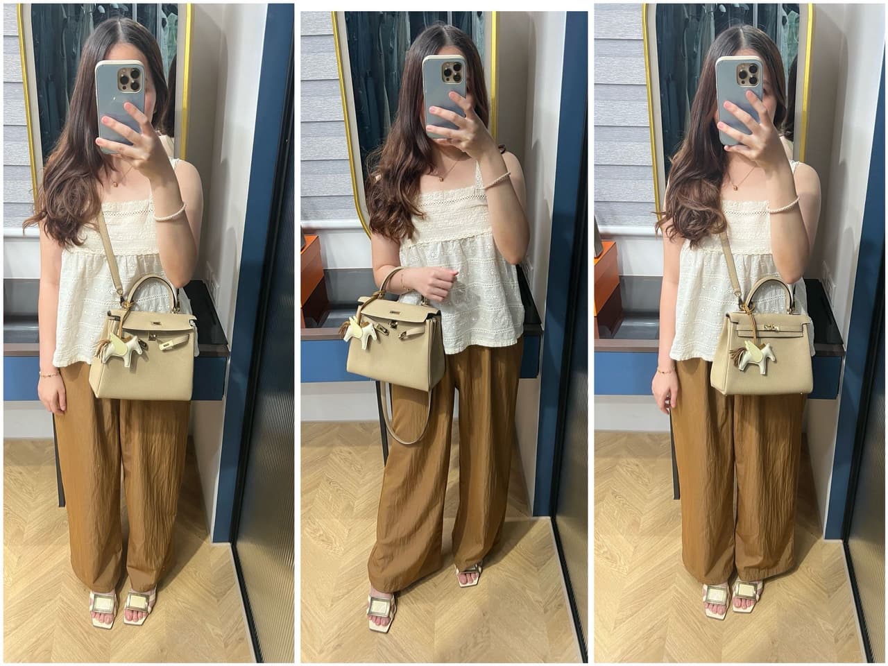 #分享 Hermes Kelly 25內外縫小對比 & calvi duo卡片零錢包 開箱 - 精品板 | Dcard