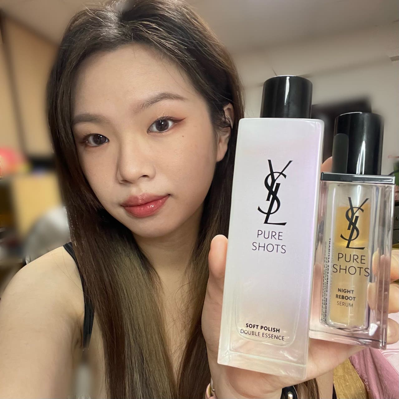 肌膚亮到像開光！！ft.YSL仙人掌精華 #開箱大使 - Laura (@rosyy__rose__) | Dcard